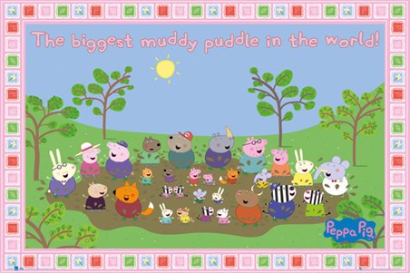 The Biggest Muddy Puddle, Peppa Pig - PopArtUK
