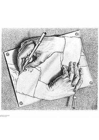 Drawing Hands Mc Escher