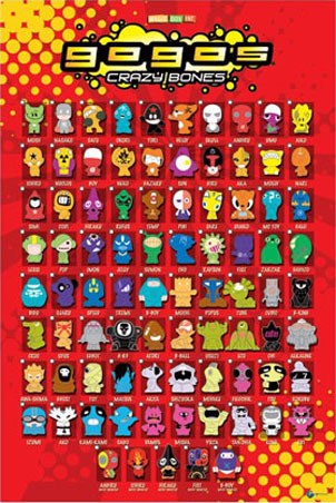Gogo's Crazy Bones, Childrens Collectable Figurines - PopArtUK
